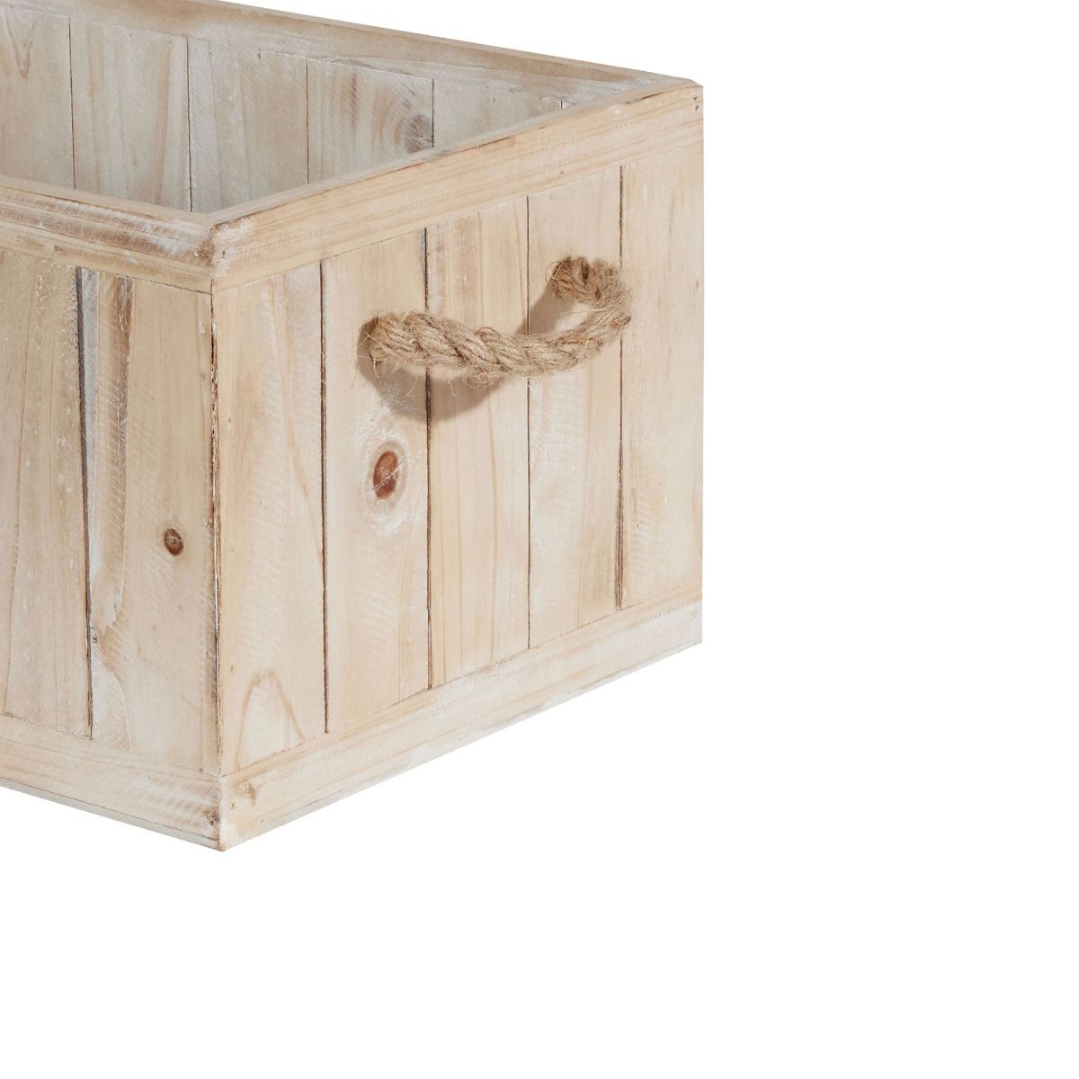 Slatted Wooden Box / Large – Home Goods Hardware