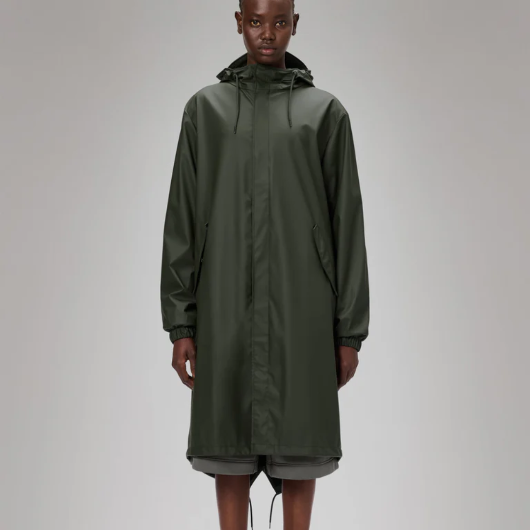 Rains Fishtail Parka / Green – Home Goods Hardware