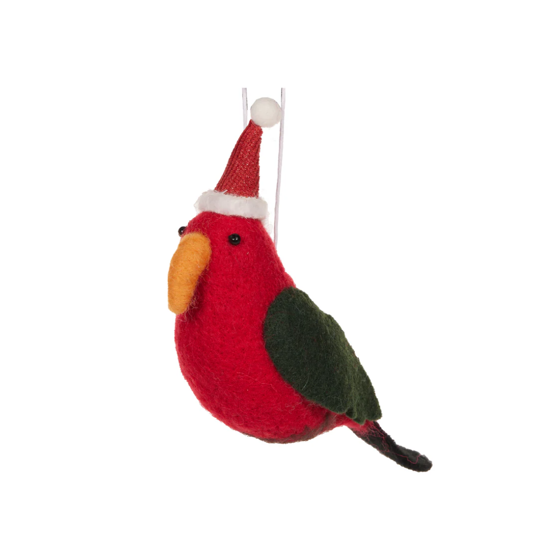 Parrot w Santa Hat – Home Goods Hardware