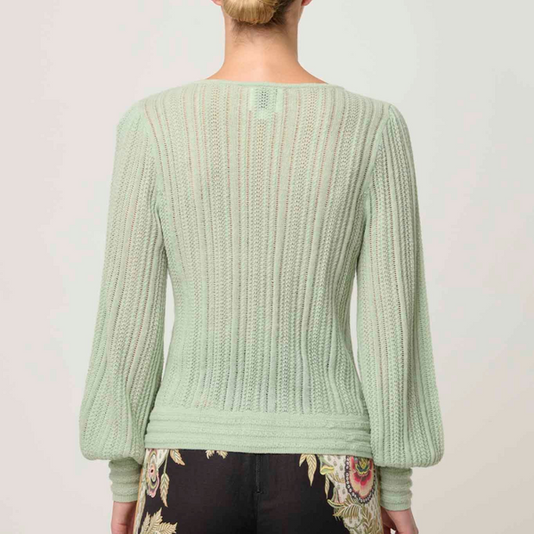 Solana Baby Alpaca Pointelle Top / Celadon – Home Goods Hardware