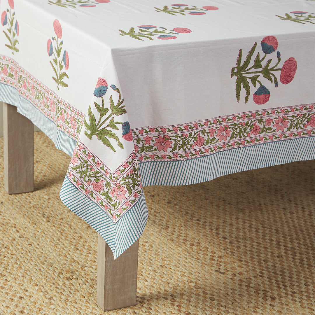 Tableau Poppy Tablecloth Large / Pink – Home Goods Hardware