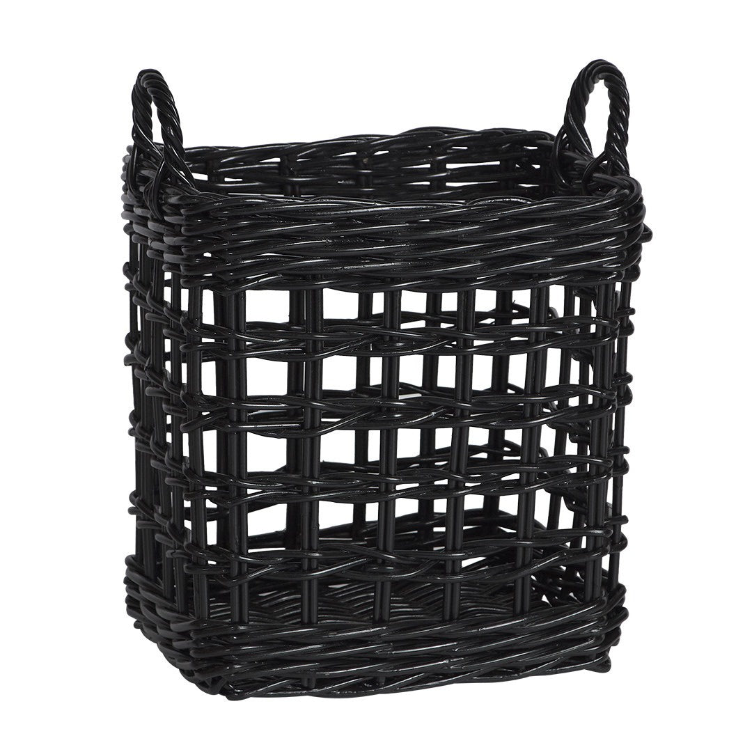 Corbeille Open Square Basket Small / Black – Home Goods Hardware