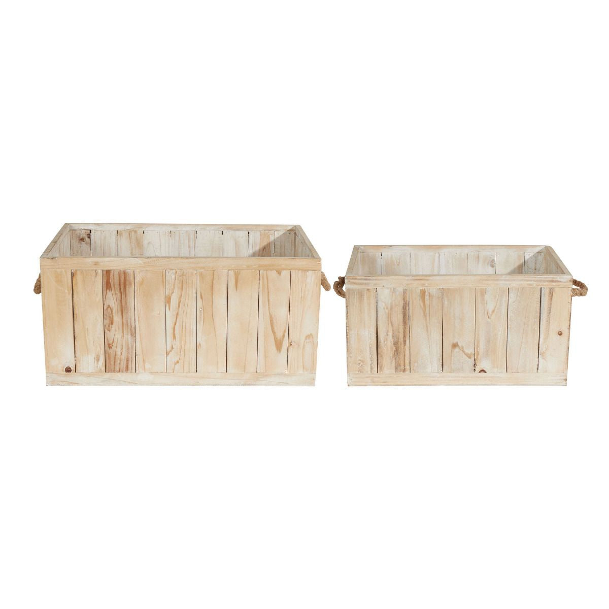 Slatted Wooden Box / Large – Home Goods Hardware