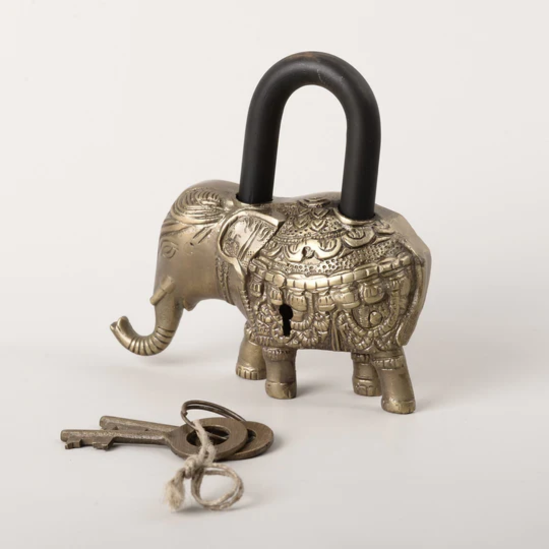 Brass Elephant Lock – Home Goods Hardware