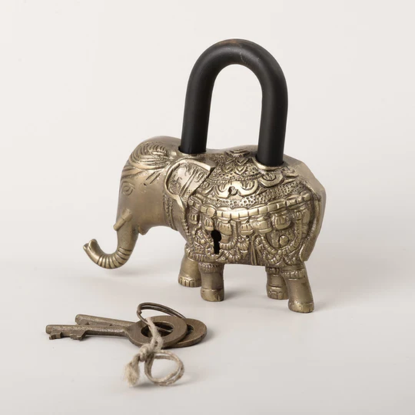 Brass Elephant Lock – Home Goods Hardware