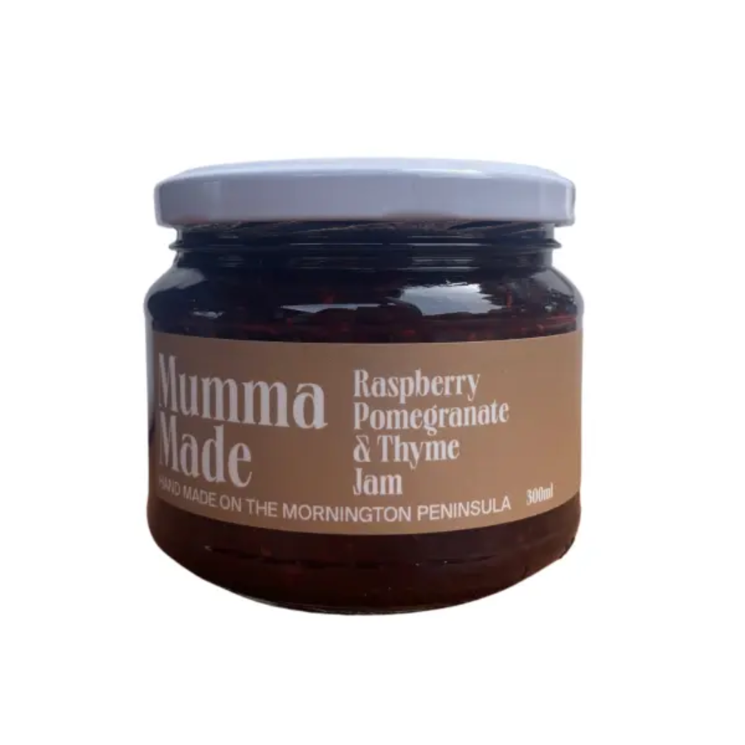 Mumma Made / Raspberry, Pomegranate & Thyme Jam – Home Goods Hardware