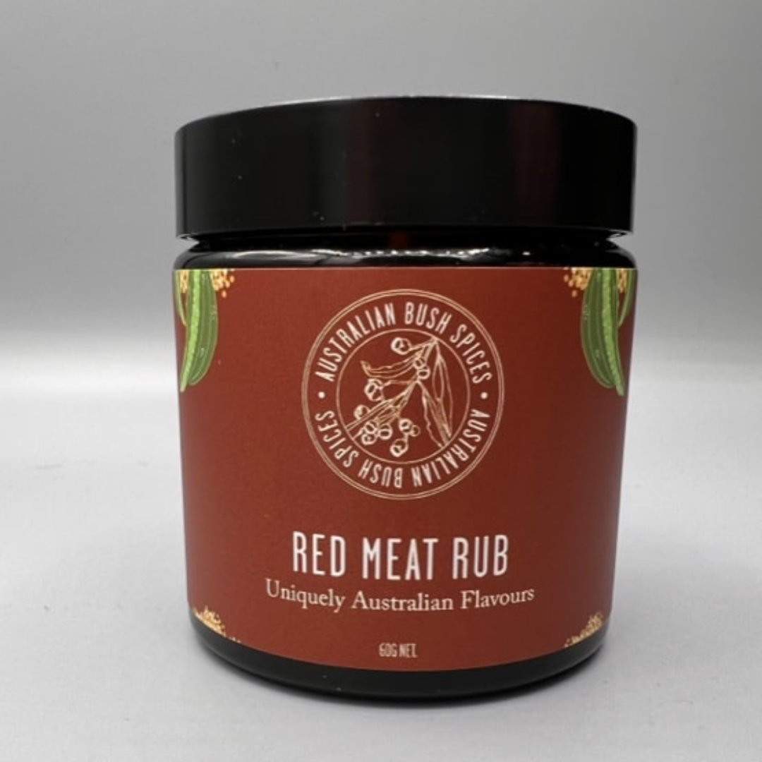 Red Meat Rub Glass Jar – Home Goods Hardware